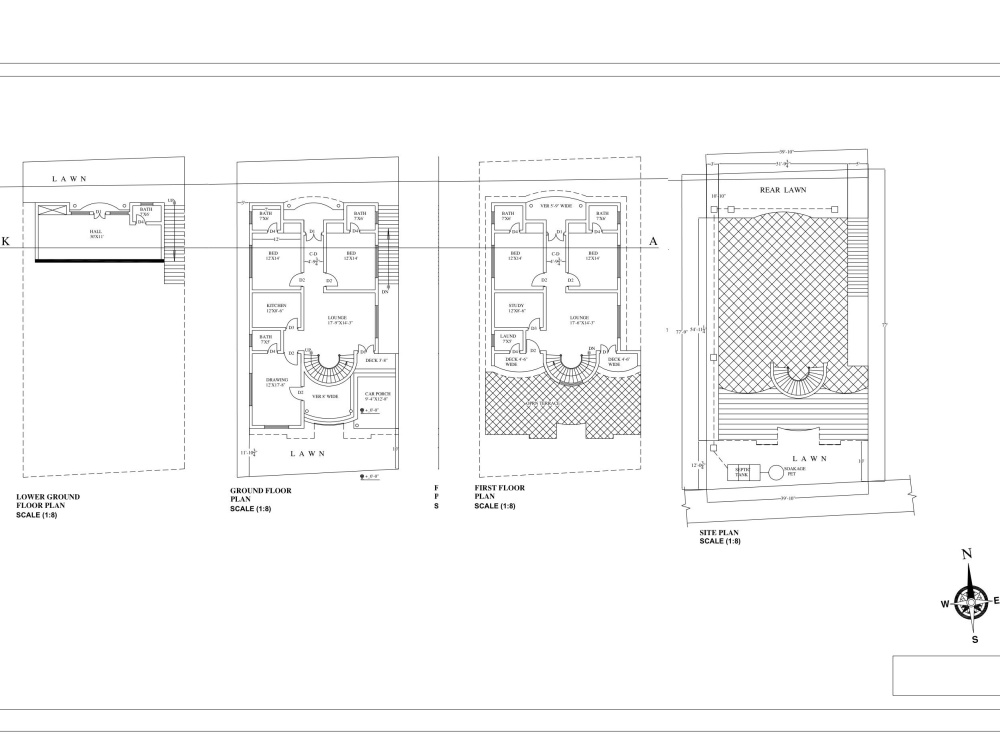 AutoCAD 2d civil drawings with a details perceptions | Upwork