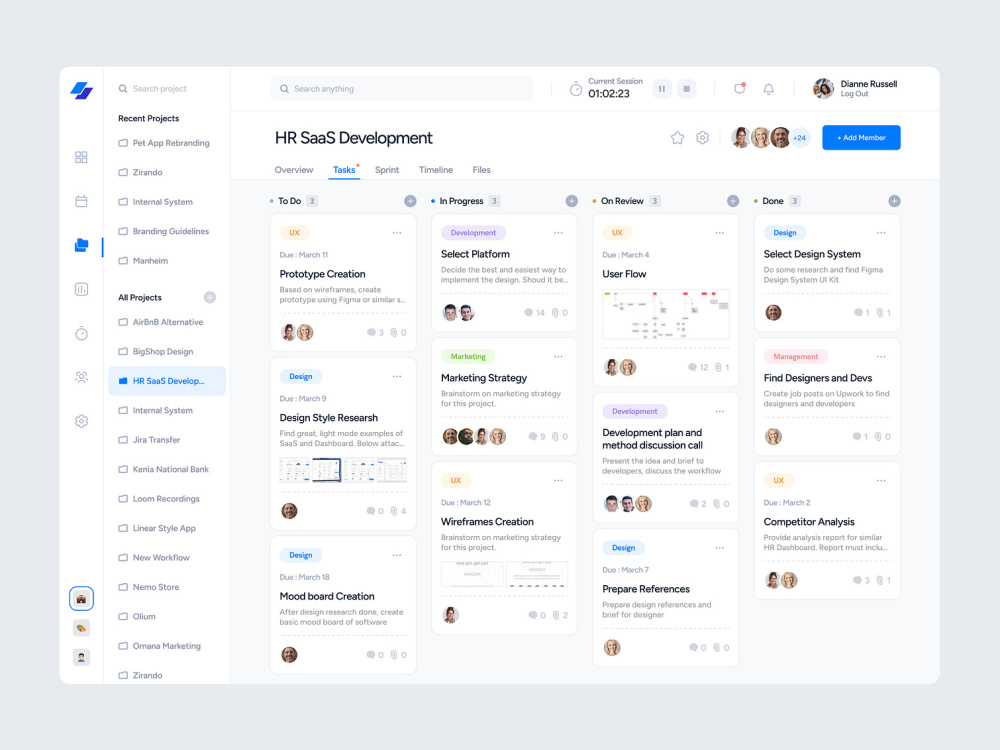Amazing SaaS UI/UX design | Upwork