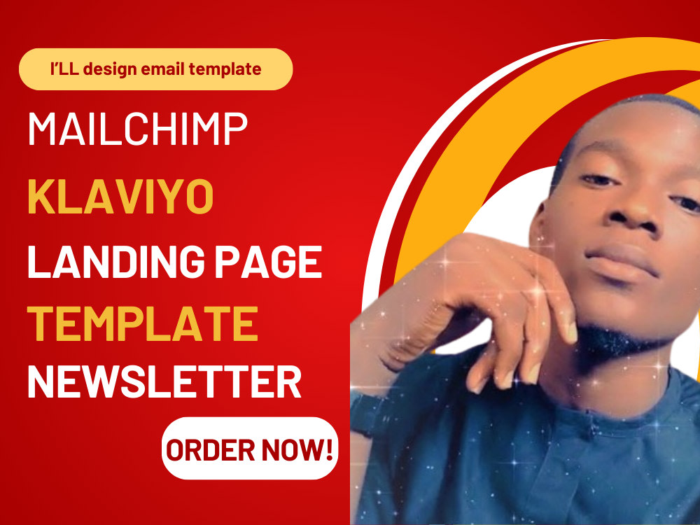 Mailchimp Email Campaign & Newsletter Template Design| Landing Page ...