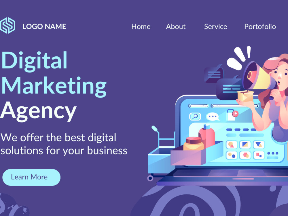 A fantastic static website built using HTML, CSS, Javascript | Upwork