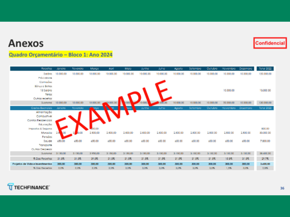 A complete personal financial report to plan your objectives | Upwork