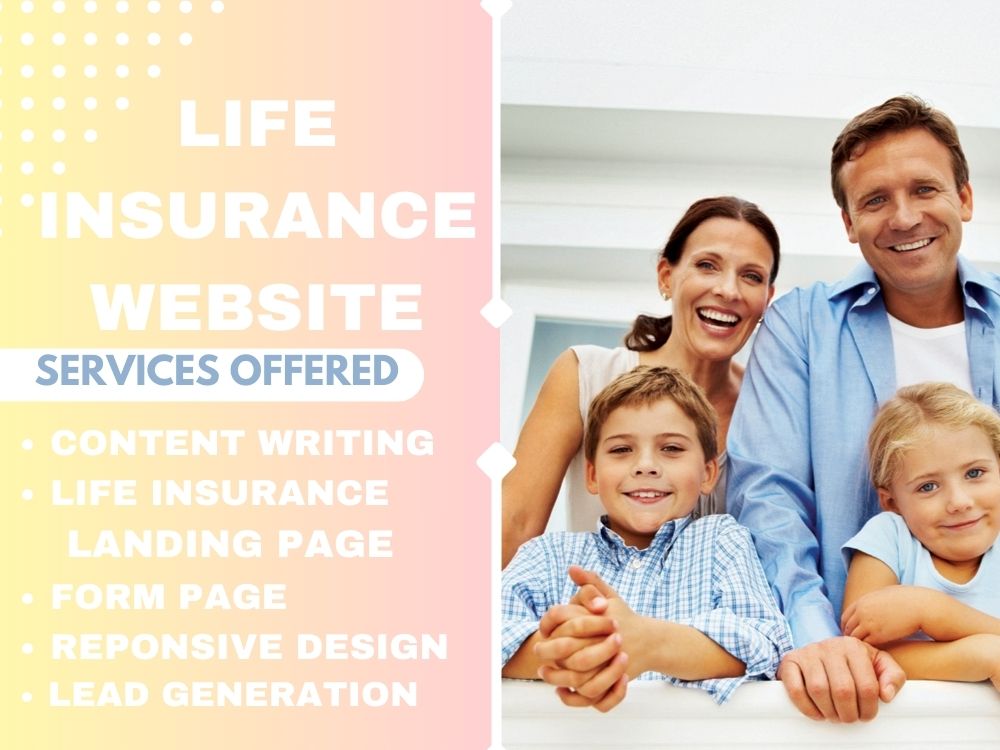 Stunning High converting landing page to boost your Life Insurance ...
