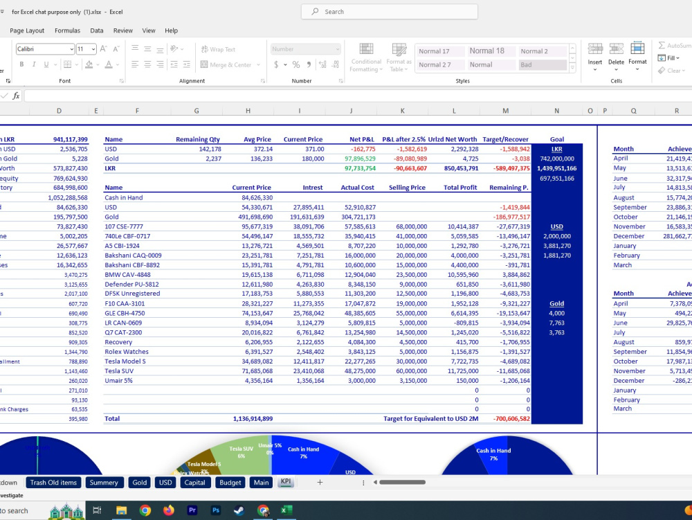 Custom excel spreadsheet template for automation of daily task | Upwork