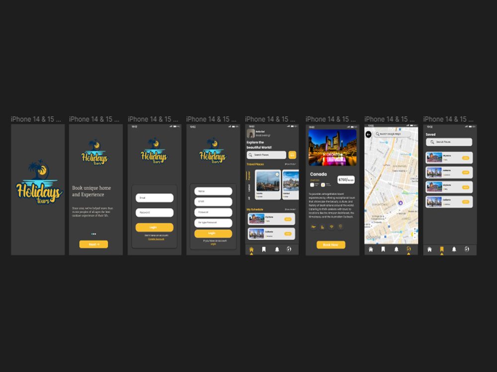 A Tour app design | Upwork