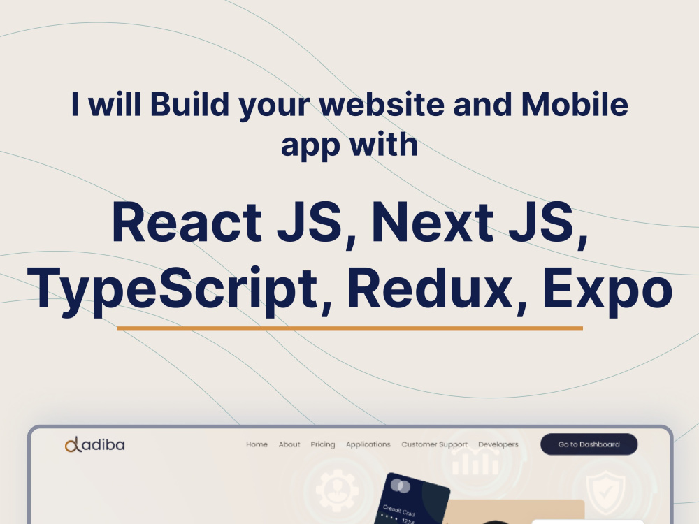 Your React & Next js websites and web applications | Upwork