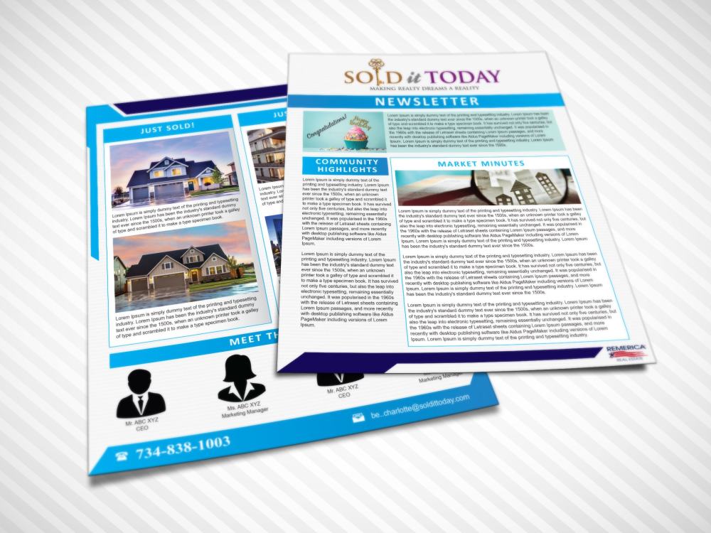 An Editable and Print-Ready Newsletter / Newspaper / Magazine | Upwork