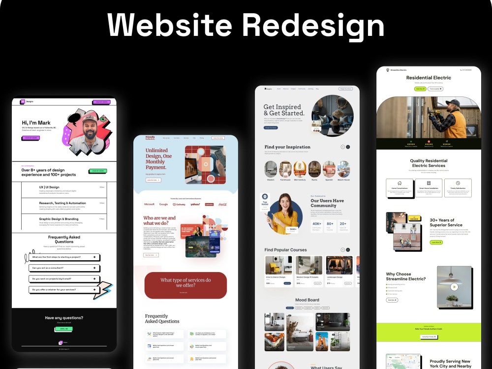 A fully redesigned website | Upwork