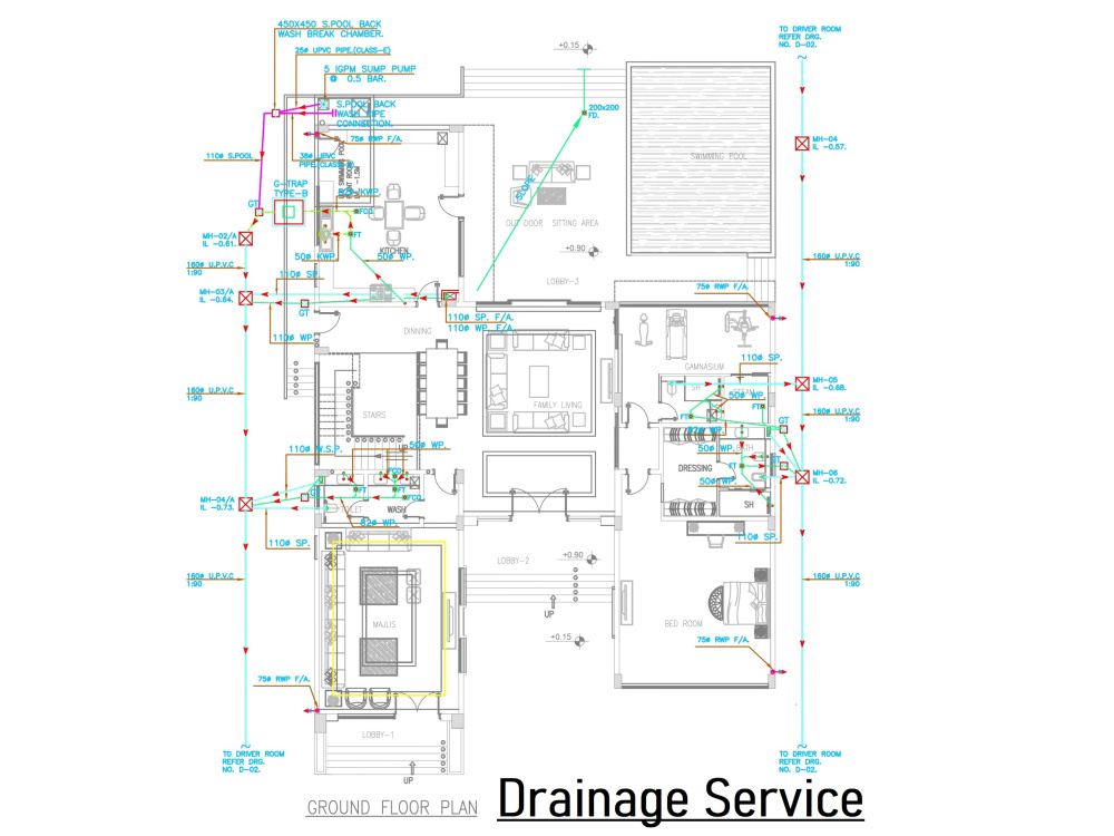 MEP detailed design drawings for a villa or a multistory building | Upwork