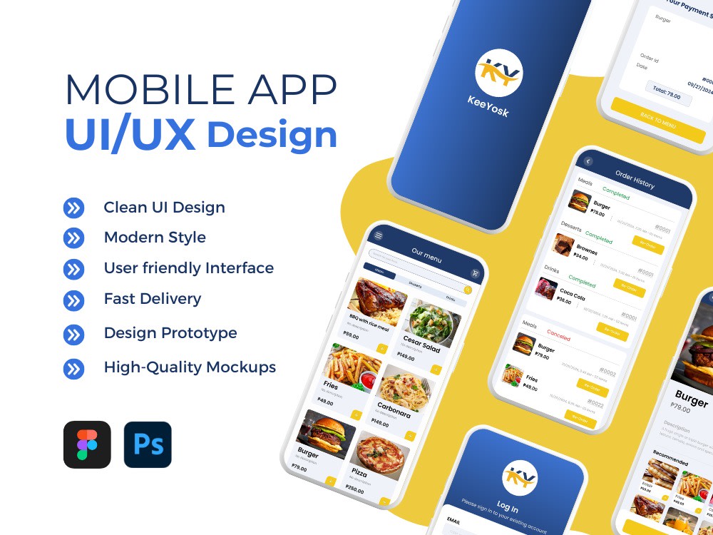 UI UX Design of Mobile App | Upwork