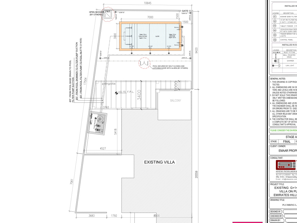 MEP Design of swimming pool plumbing heating and filtration System | Upwork