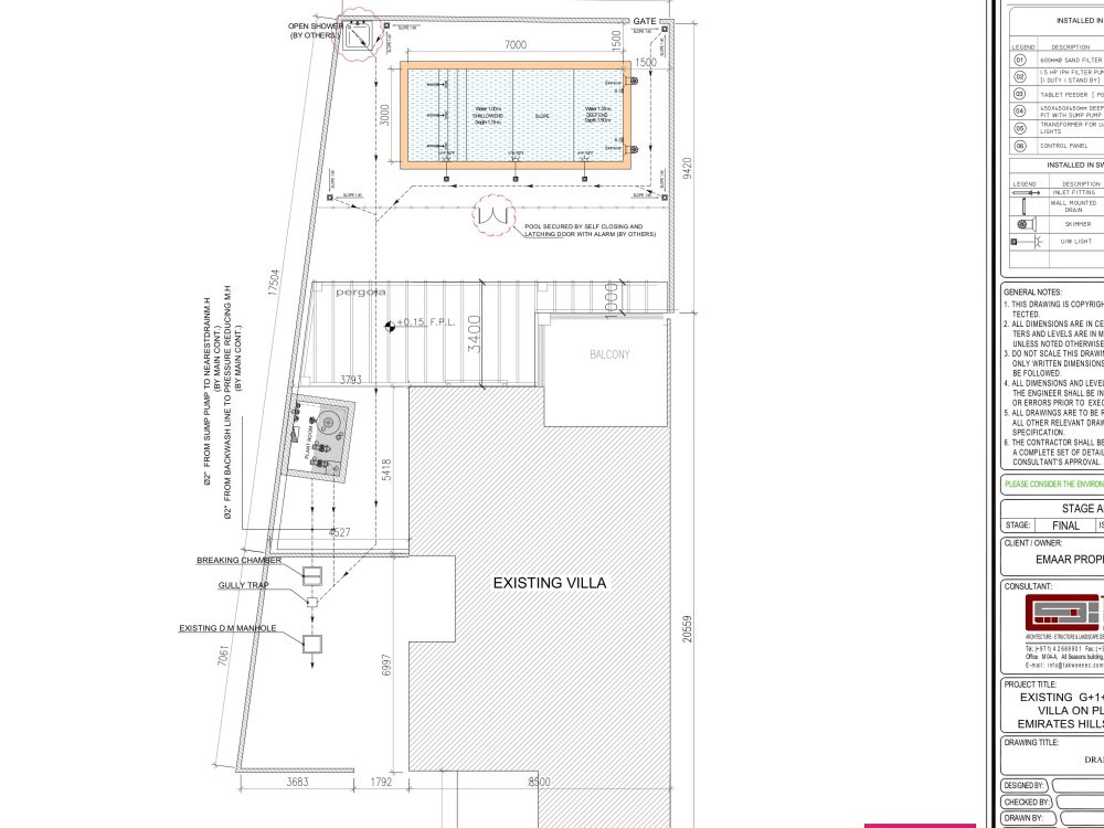MEP Design of swimming pool plumbing heating and filtration System | Upwork