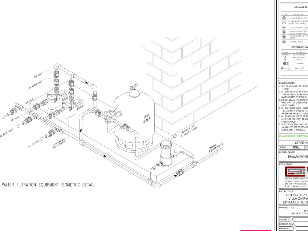 MEP Design of swimming pool plumbing heating and filtration System | Upwork