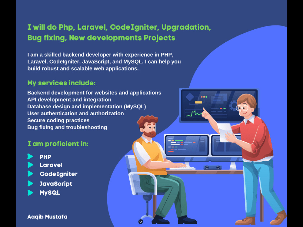 Php Laravel Codeigniter Upgradationbug Fixingnew Development Project Upwork