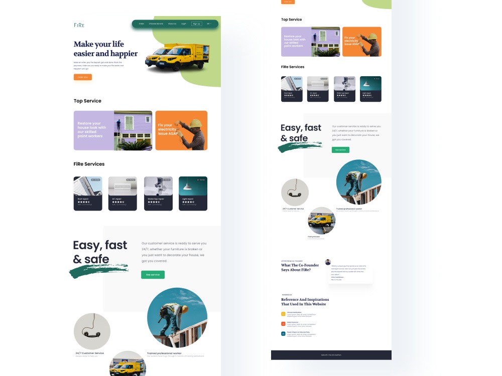 Simple Landing Page (React) | Upwork