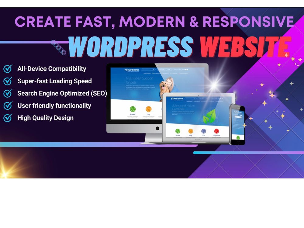 Fast, modern and responsive wordpress website with Generatepress theme | Upwork