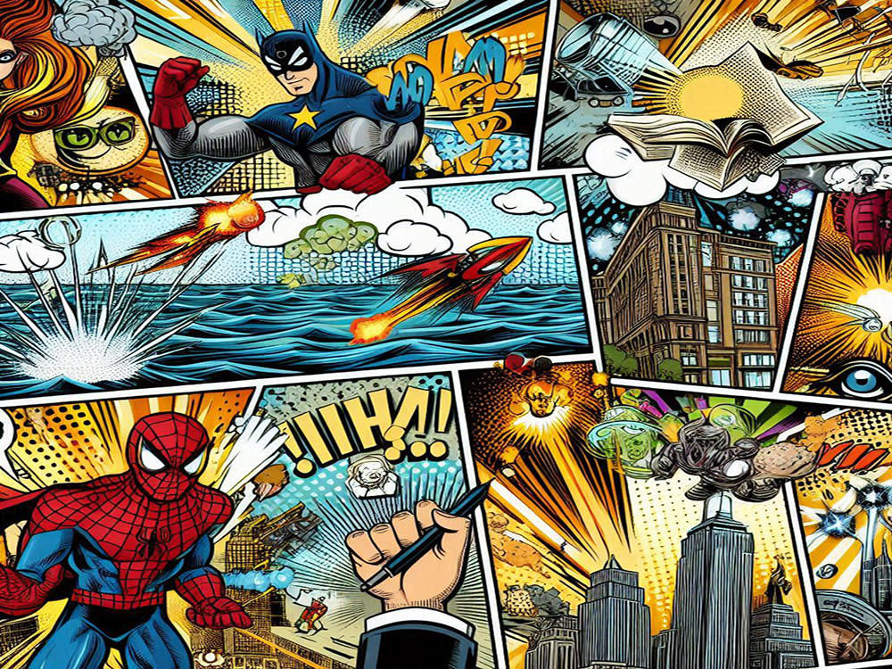 Comic book-style cartoon design | Upwork