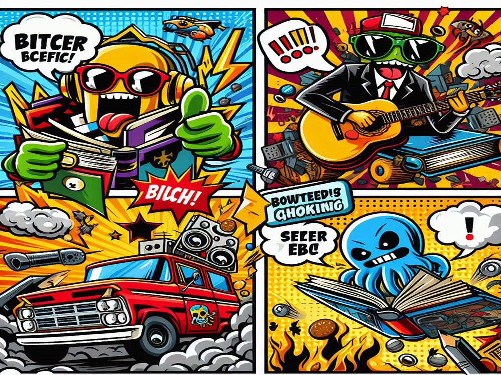 Comic book-style cartoon design | Upwork