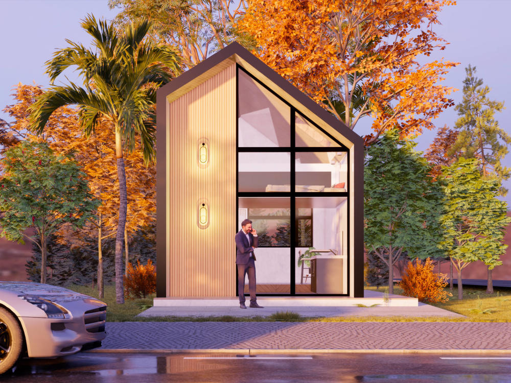 3D Design for a Compact, Efficient Living Space | Upwork