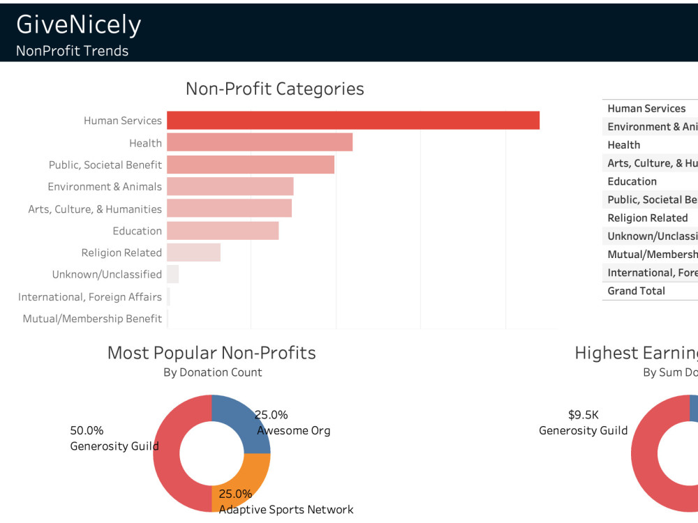 Easy to use Tableau, Power Bi, & Excel reports/ dashboards | Upwork