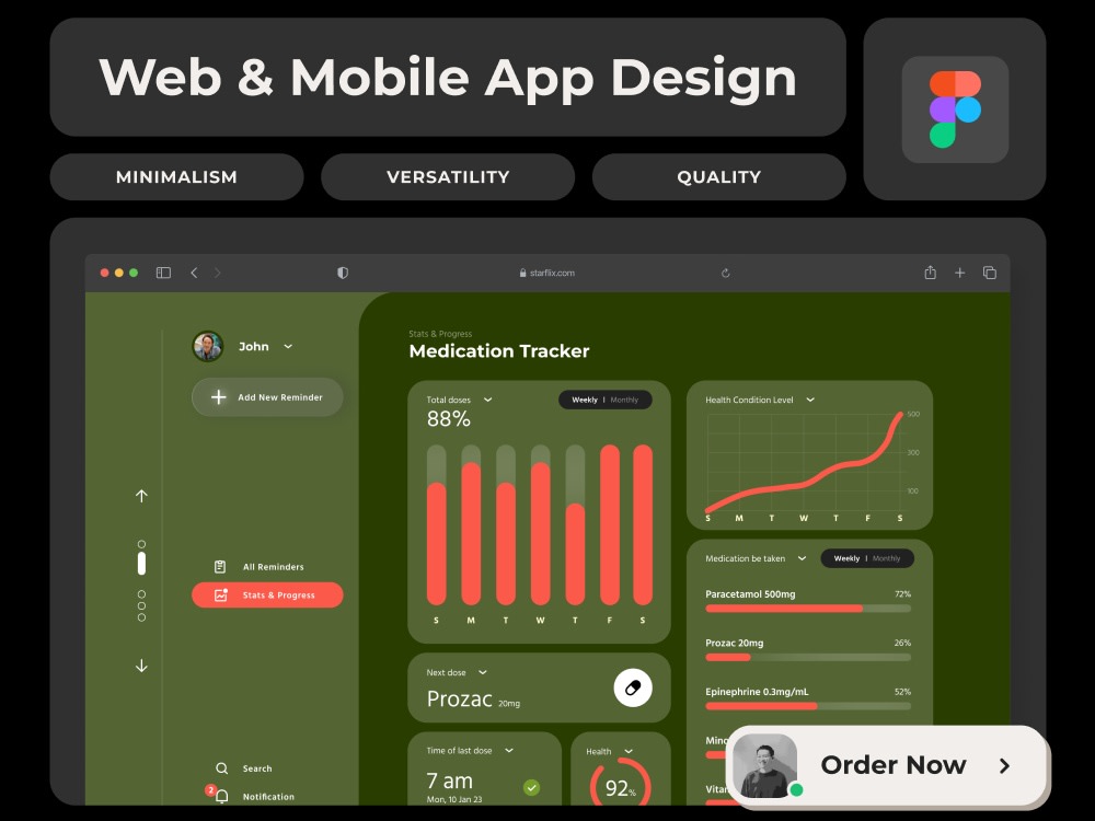 Minimalist Website/ Landing Page/ Mobile App UI UX Design in Figma | Upwork