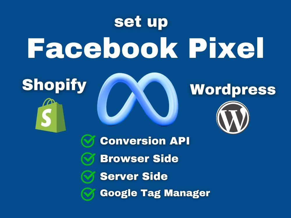 Facebook pixel setup expert, pixel setup, Custom Event, Conversion API, GTM | Upwork