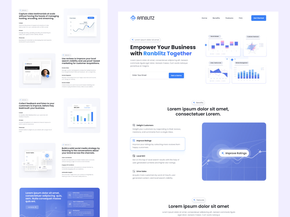Clean and professional SaaS Website and Dashboard Design | Upwork