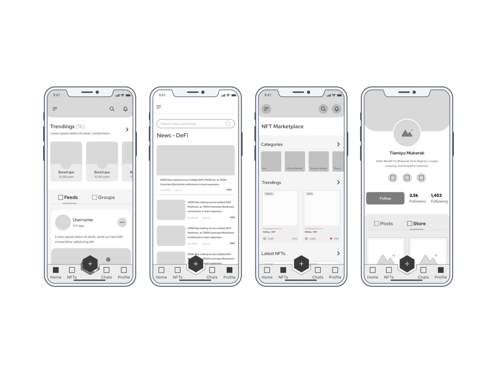Wireframe deign for your mobile app | Upwork