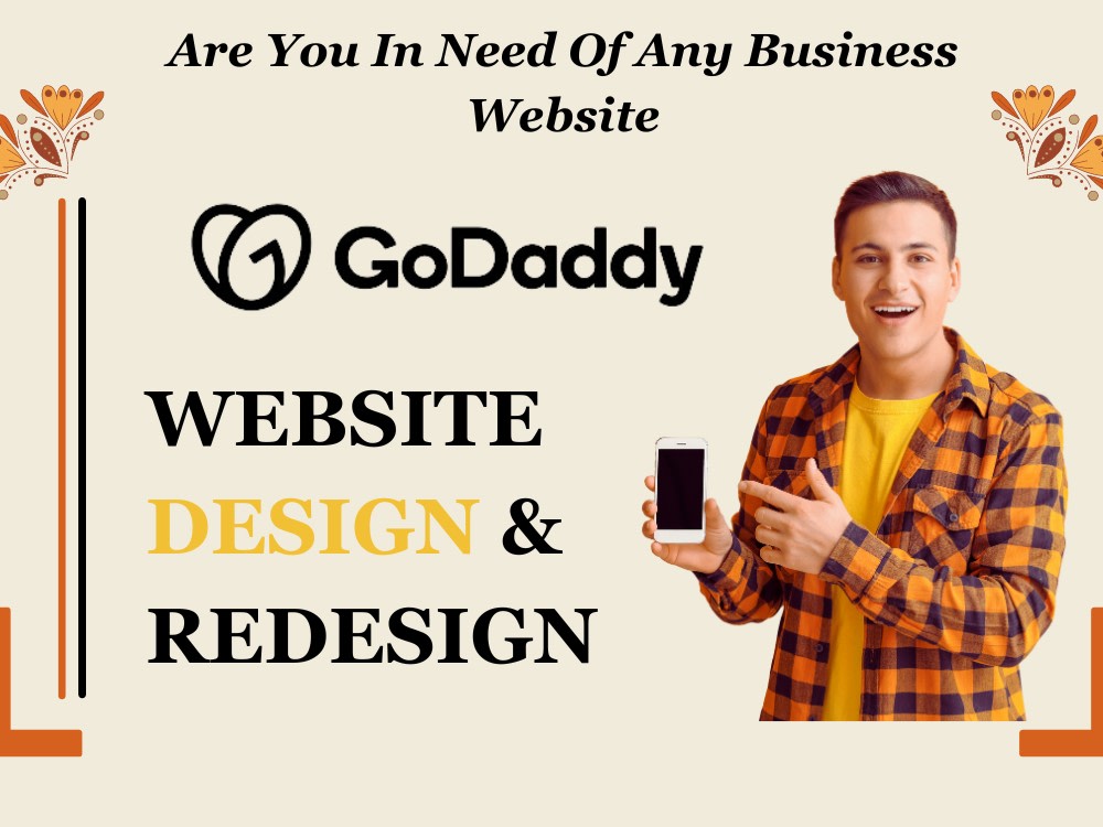 A responsive godaddy website, godaddy website redesign, landing page ...