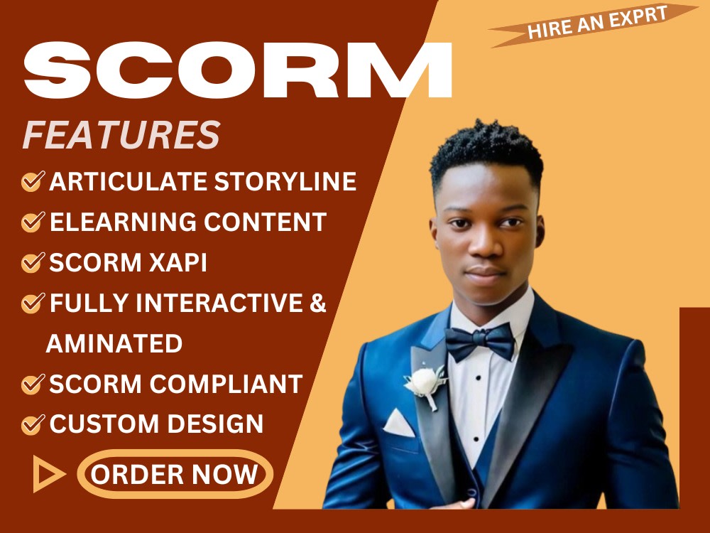 A professional Scorm, Articulate Storyline, and Elearning content for lms | Upwork