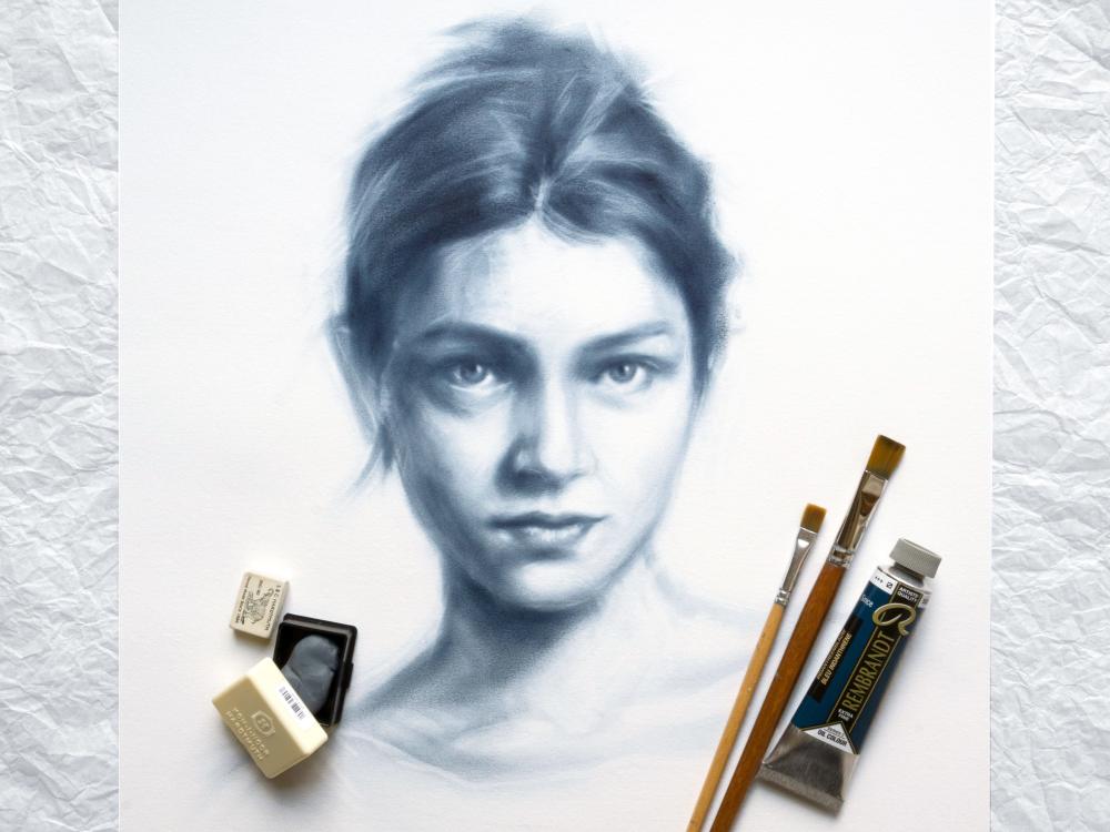 A hand-painted portrait from your photo. | Upwork