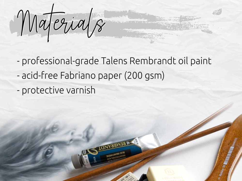 A hand-painted portrait from your photo. | Upwork
