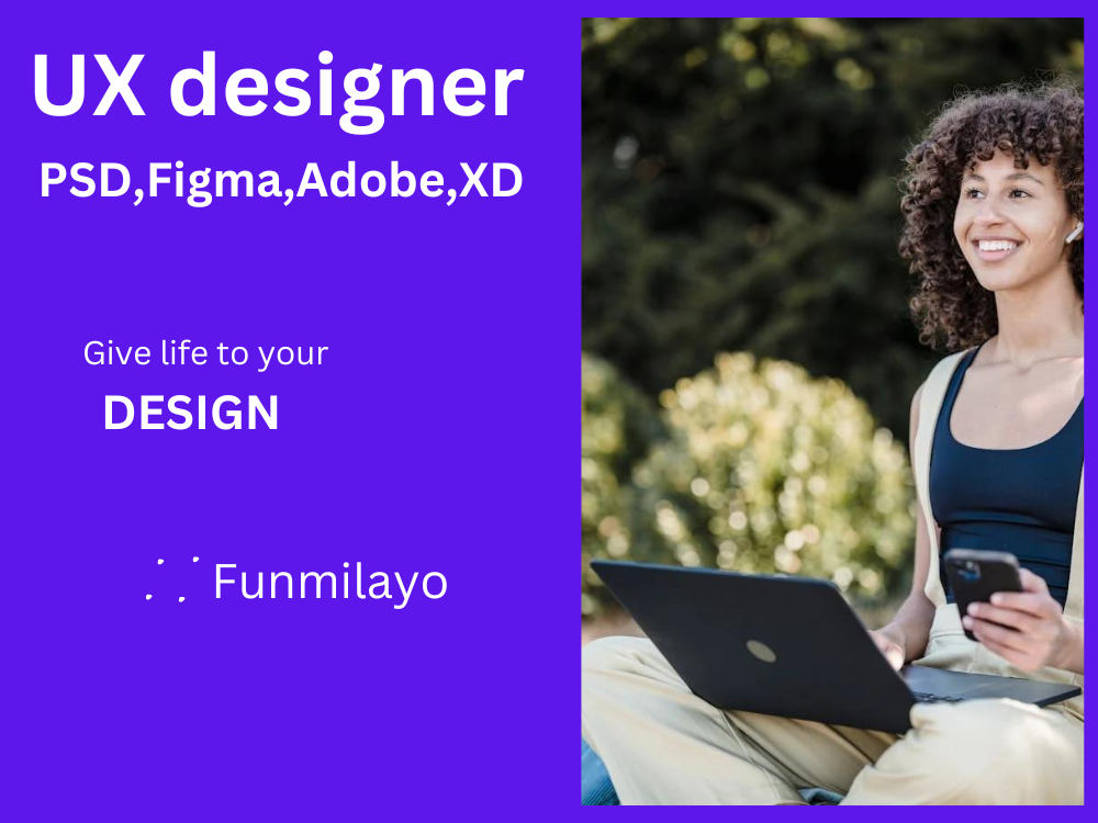 Awesome UX designer using PSD, Figma, adobe XD for website | Upwork