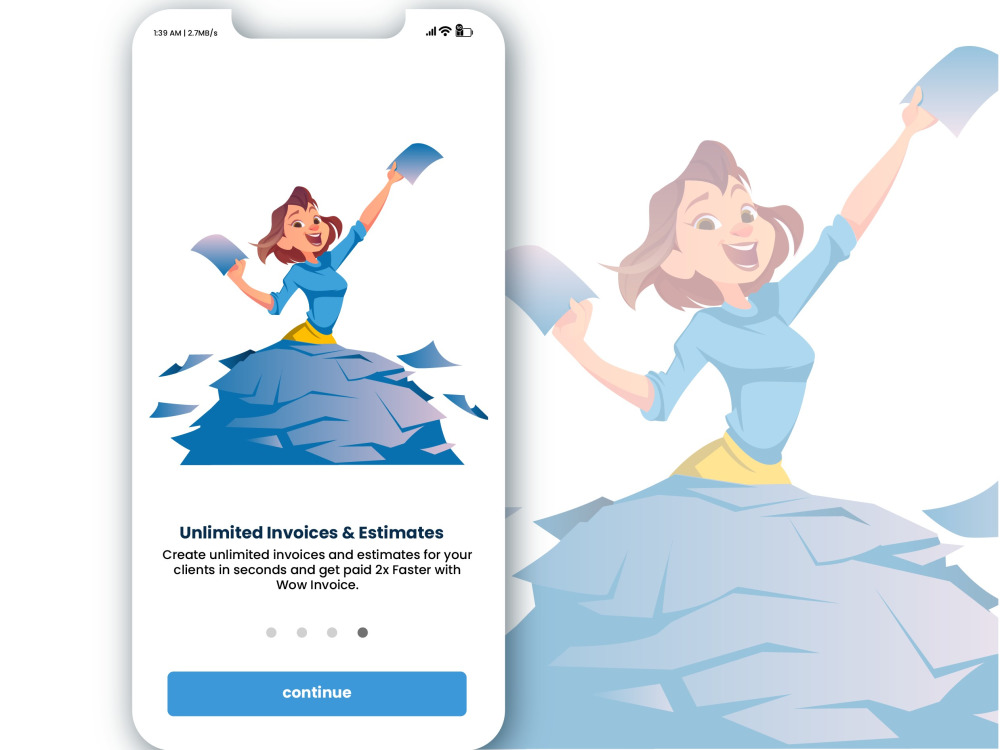 Illustrated splash screen (ready to be animated) | Upwork