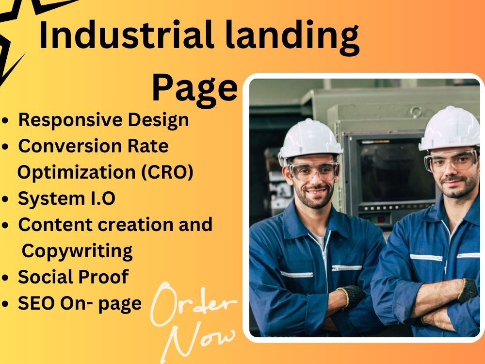 Elevating Industry Presence with Expert Landing Page Design on System I ...