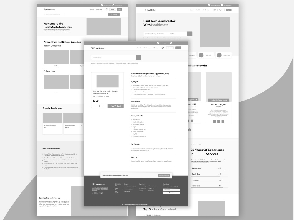 A high-fidelity wireframe for your website using Figma | Upwork