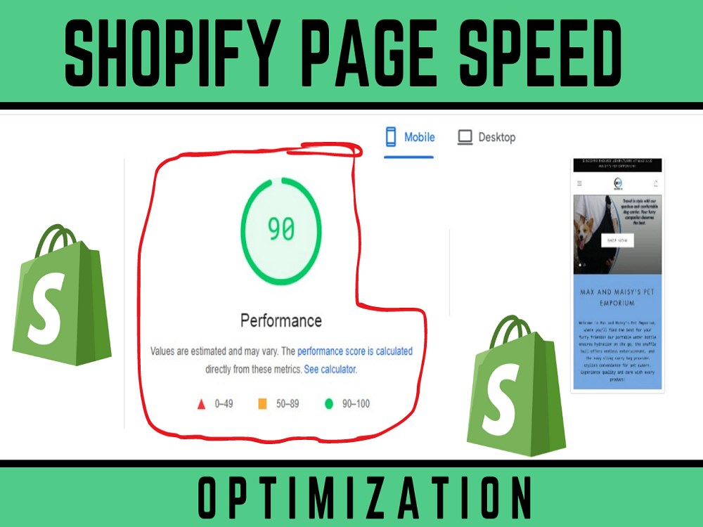 Shopify store speed optimization loading speed for mobile and desktop | Upwork