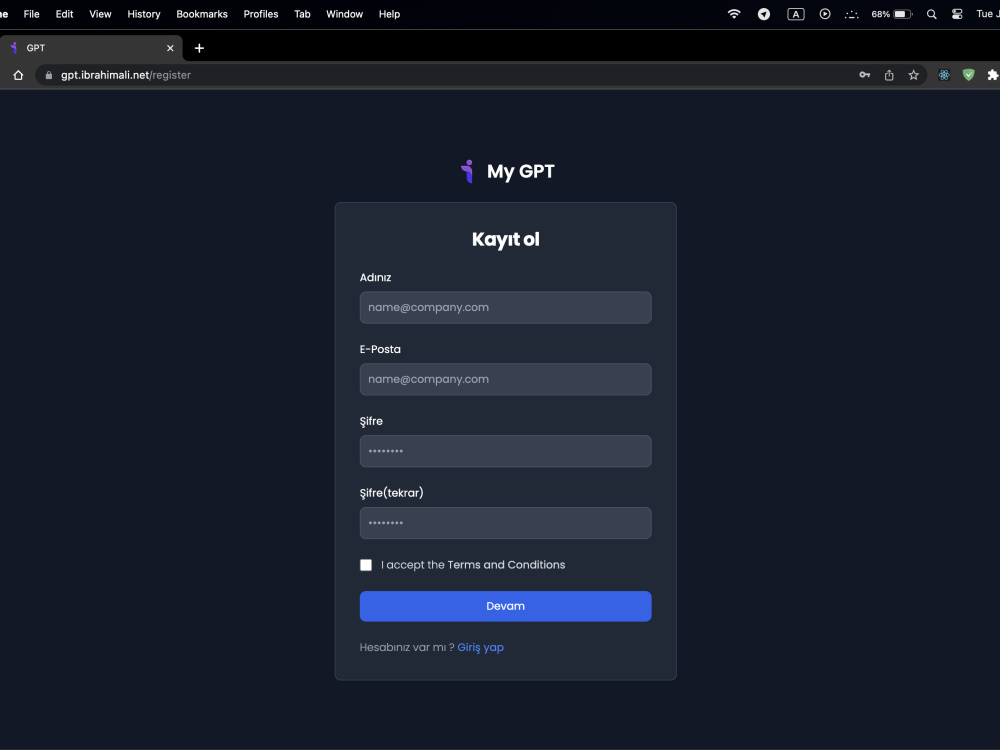 ChatGPT clone made with React/Redux, Tailwind, Node.js and AWS databse. | Upwork