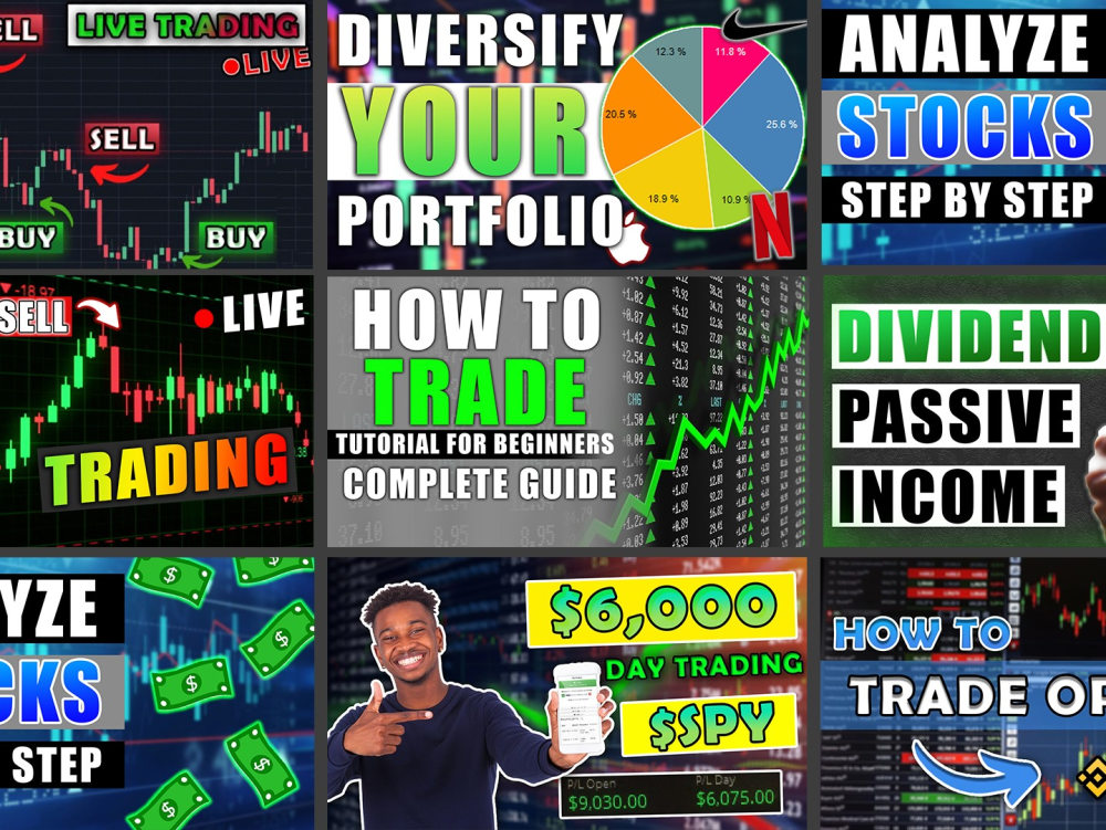 Trading, Investing Thumbnails eyecatching | Upwork