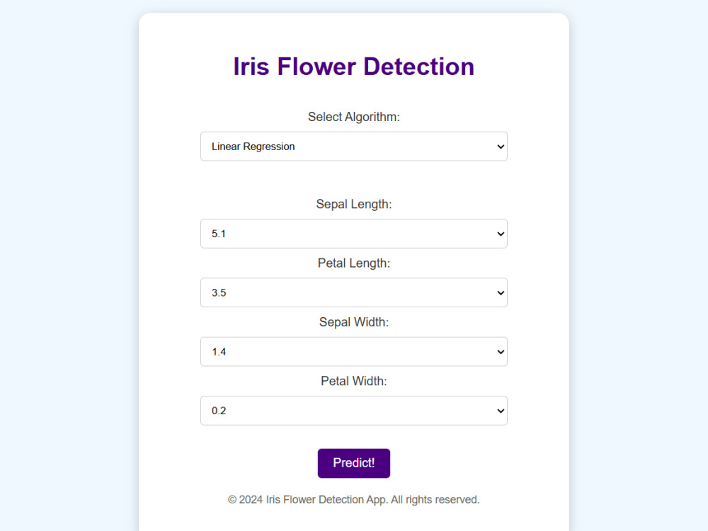 Website with a deployed machine learning model | Upwork