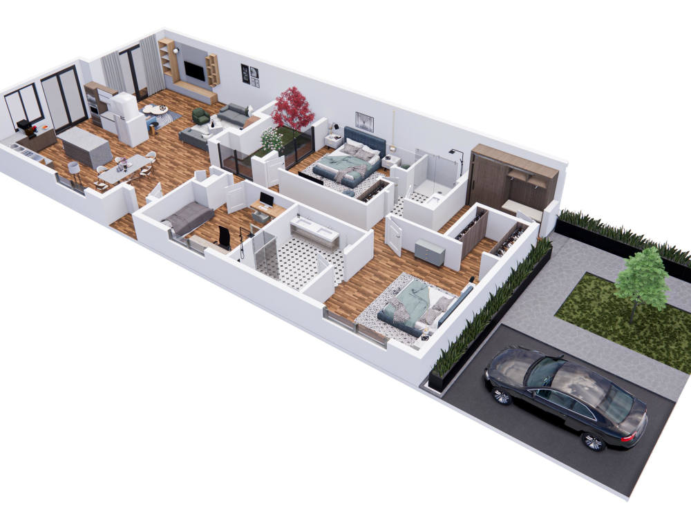 Stunning 3d floor plans with fast turnaround | Upwork