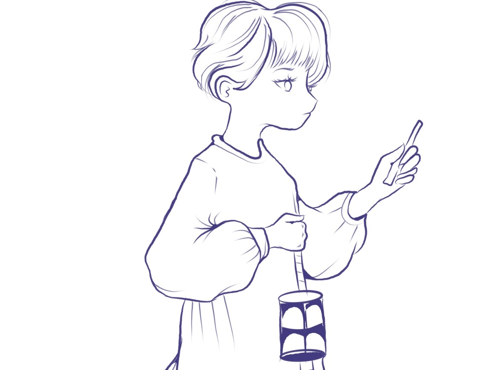 Illustration girl and soft | Upwork