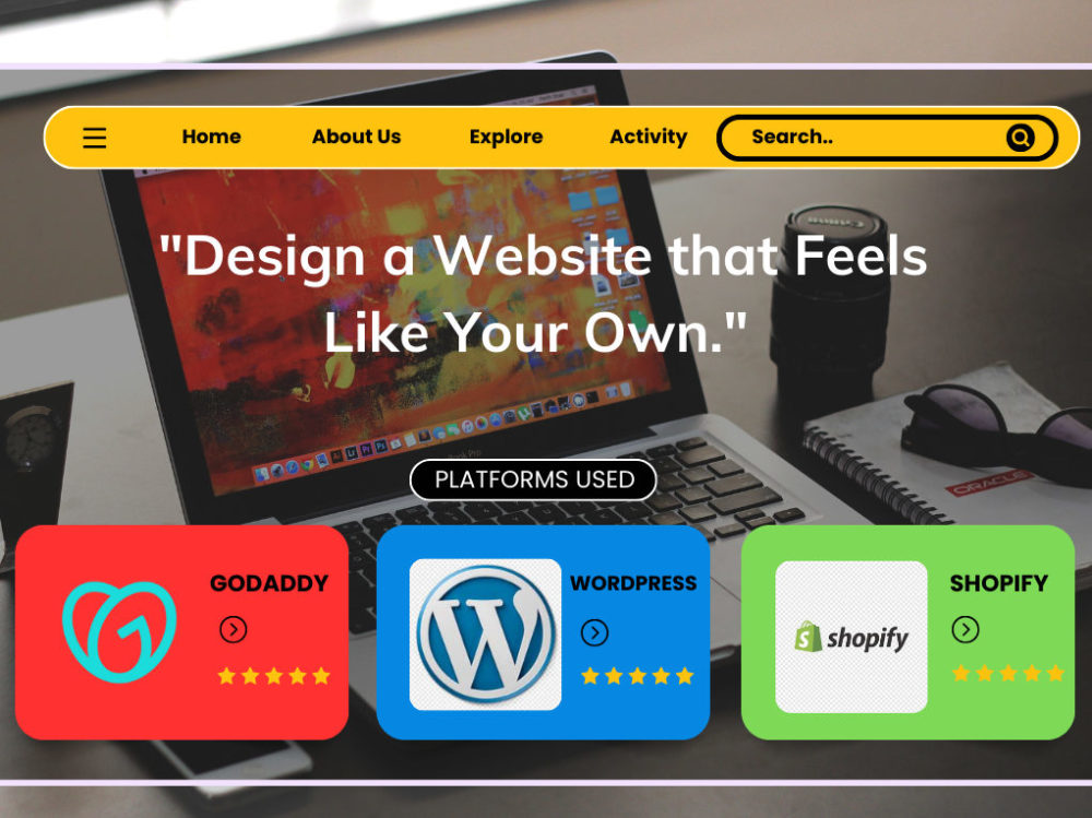 A Godaddy Website design that you like! | Upwork