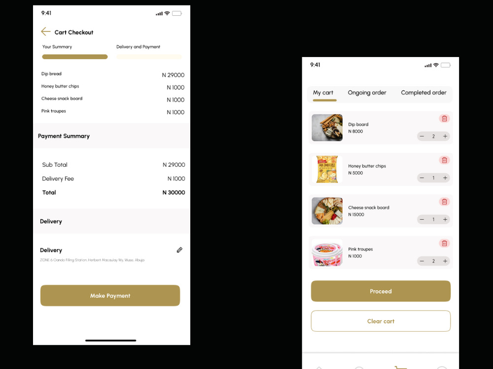 A complete mobile app design | Upwork