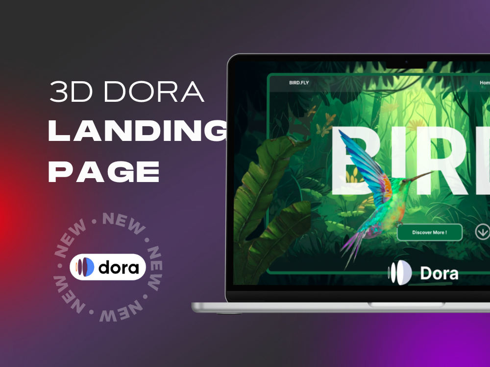 A 3d website on Dora with custom Figma design or website mockup | Upwork