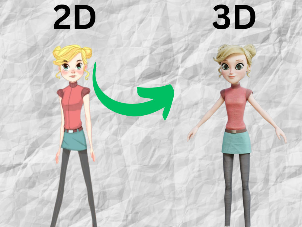 An Disney Style 3D Model | Upwork