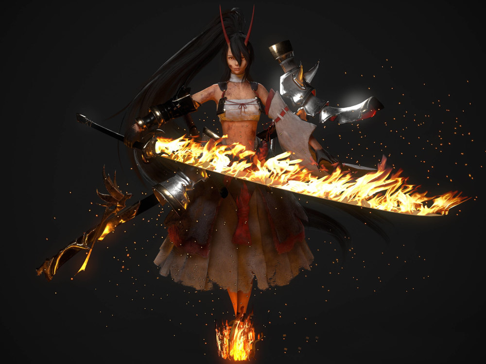 3D game character model | Upwork