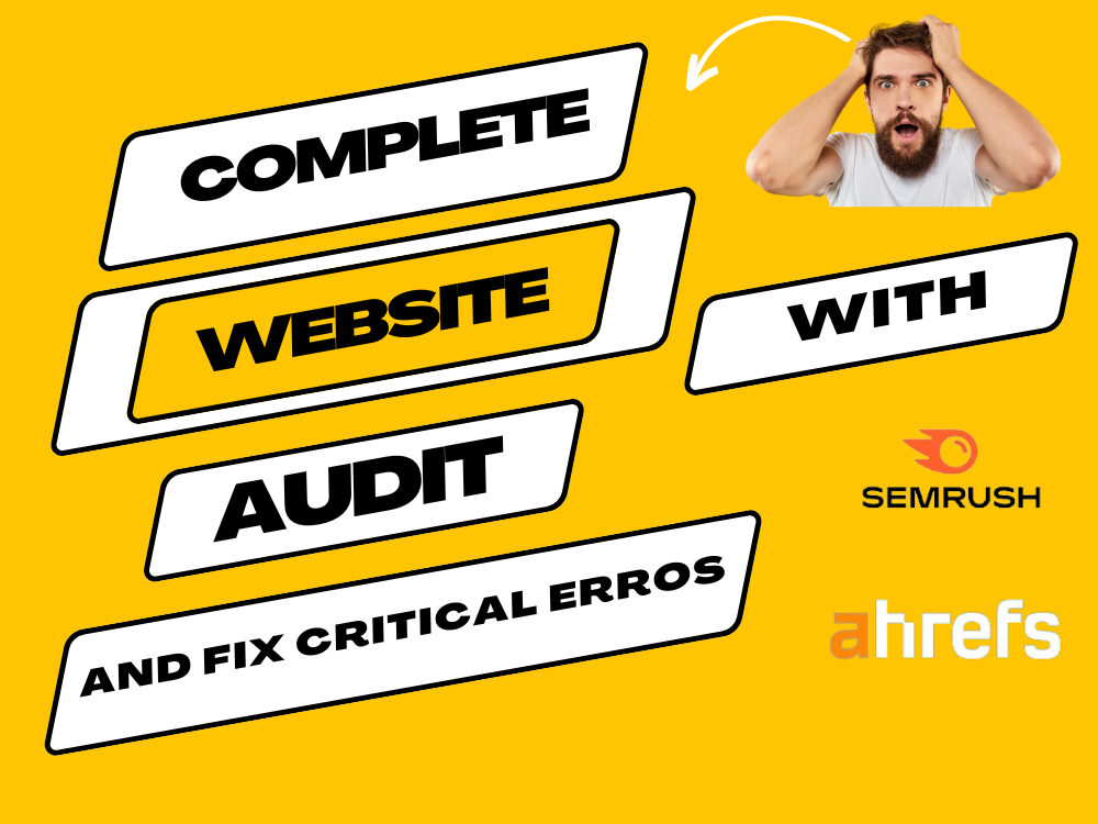 Complete website audit and fix seo critical error from seo expert | Upwork
