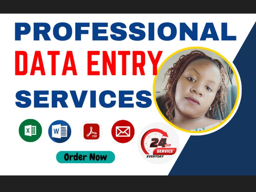 Virtual assistance for data entry, web research, typing and retyping | Upwork