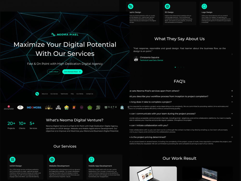 Stunning & Professional Company Profile Website Design | Upwork