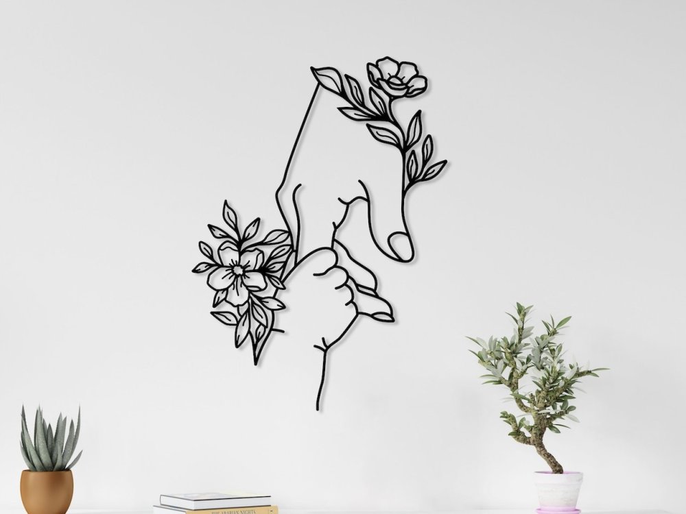A fantastic flower wall logo design. | Upwork